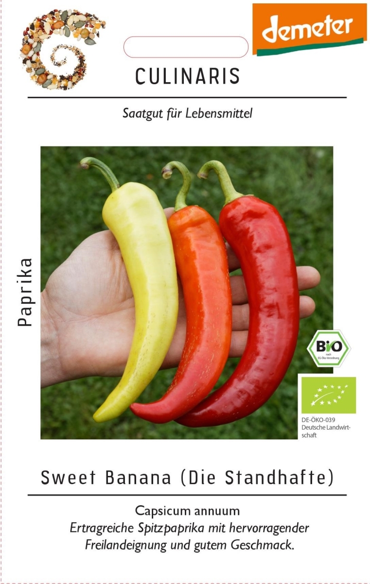 Bio-Paprika Sweet Banana, 3,95